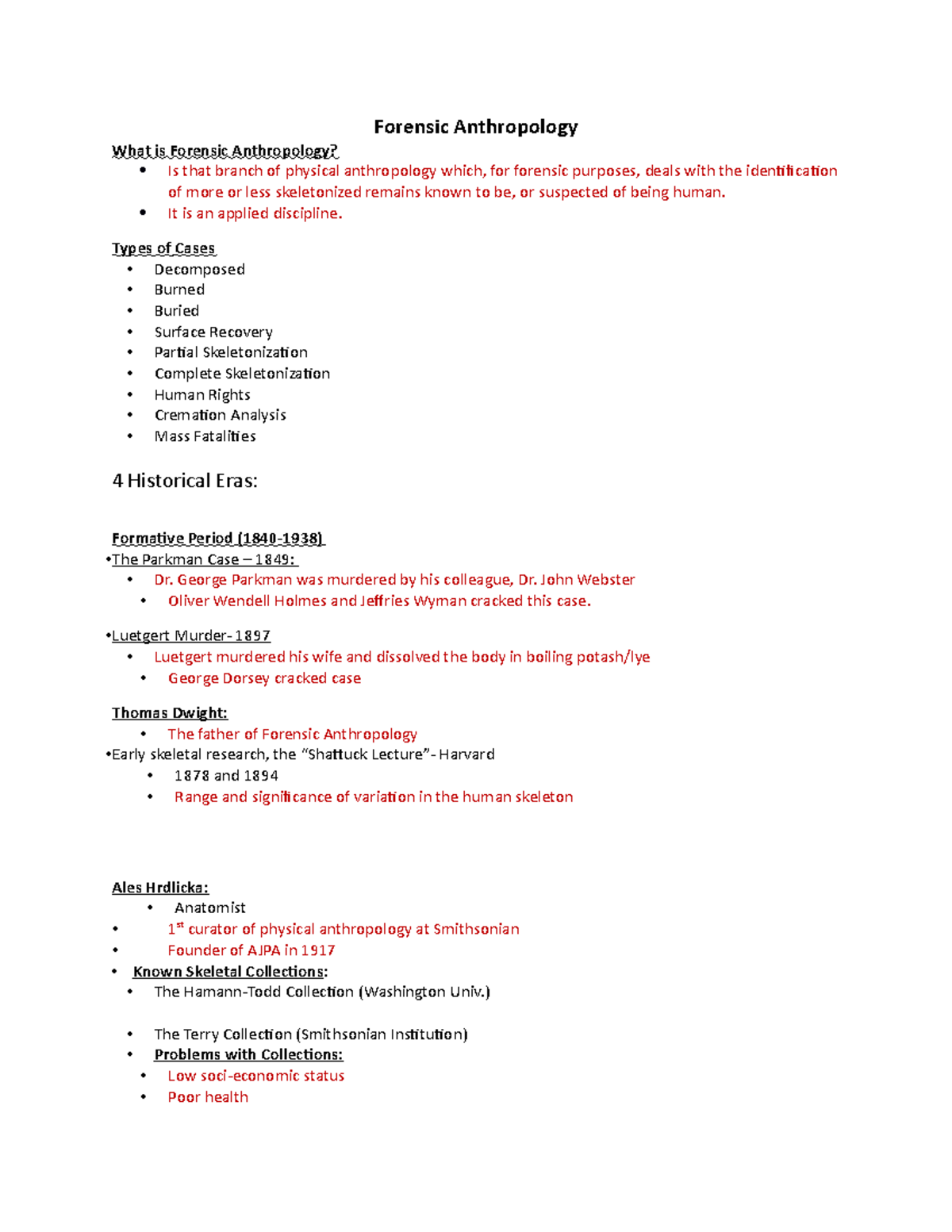 What is Forensic Anthropology - Forensic Anthropology What is Forensic ...