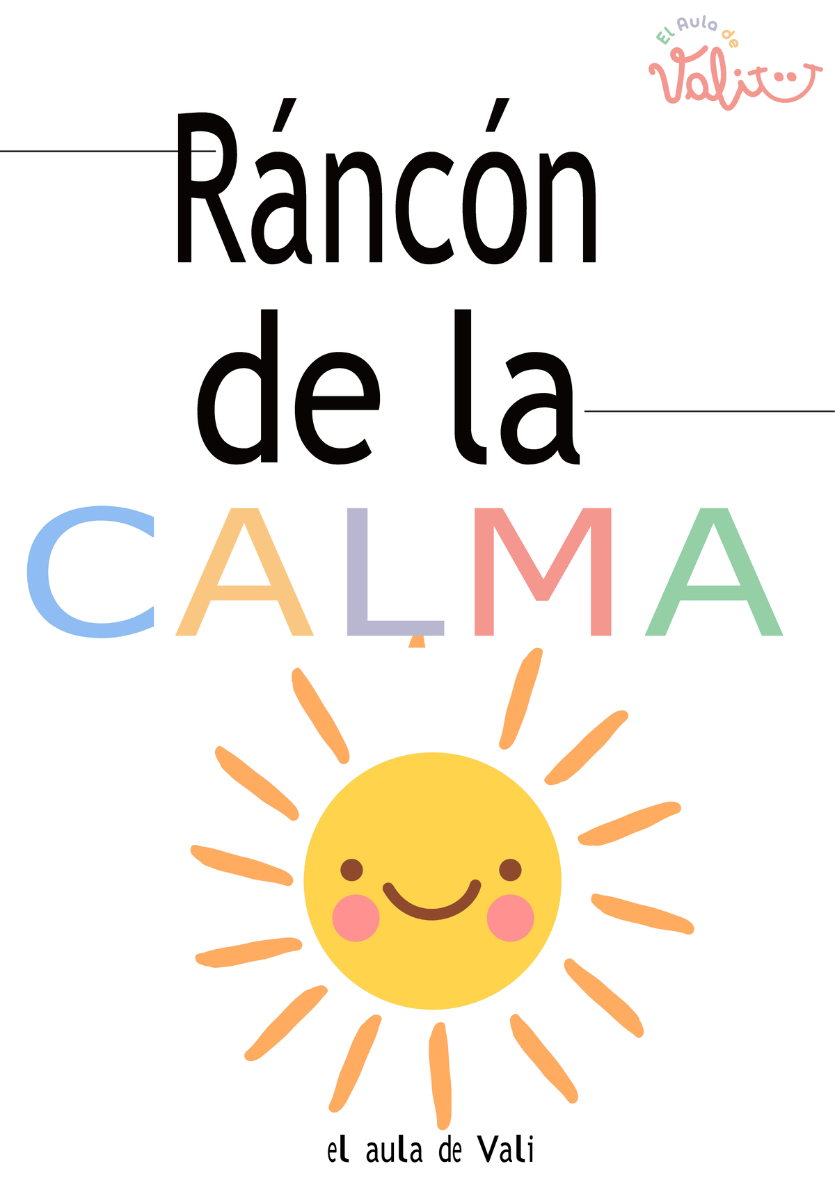 “EL Rincón DE LA Calma” - Ráncón de la C A L M A el a u l a d e Va l i ...