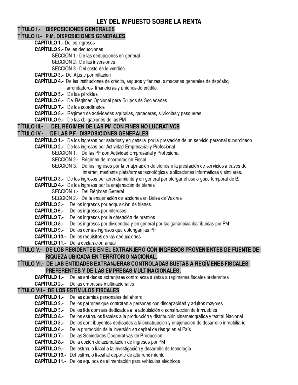 Resumen Estructura LISR - Contabilidad Fiscal - UAEMex - Studocu