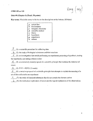 01 Prerequisite science skills - CHM 110 or 109 Prerequisite Science ...