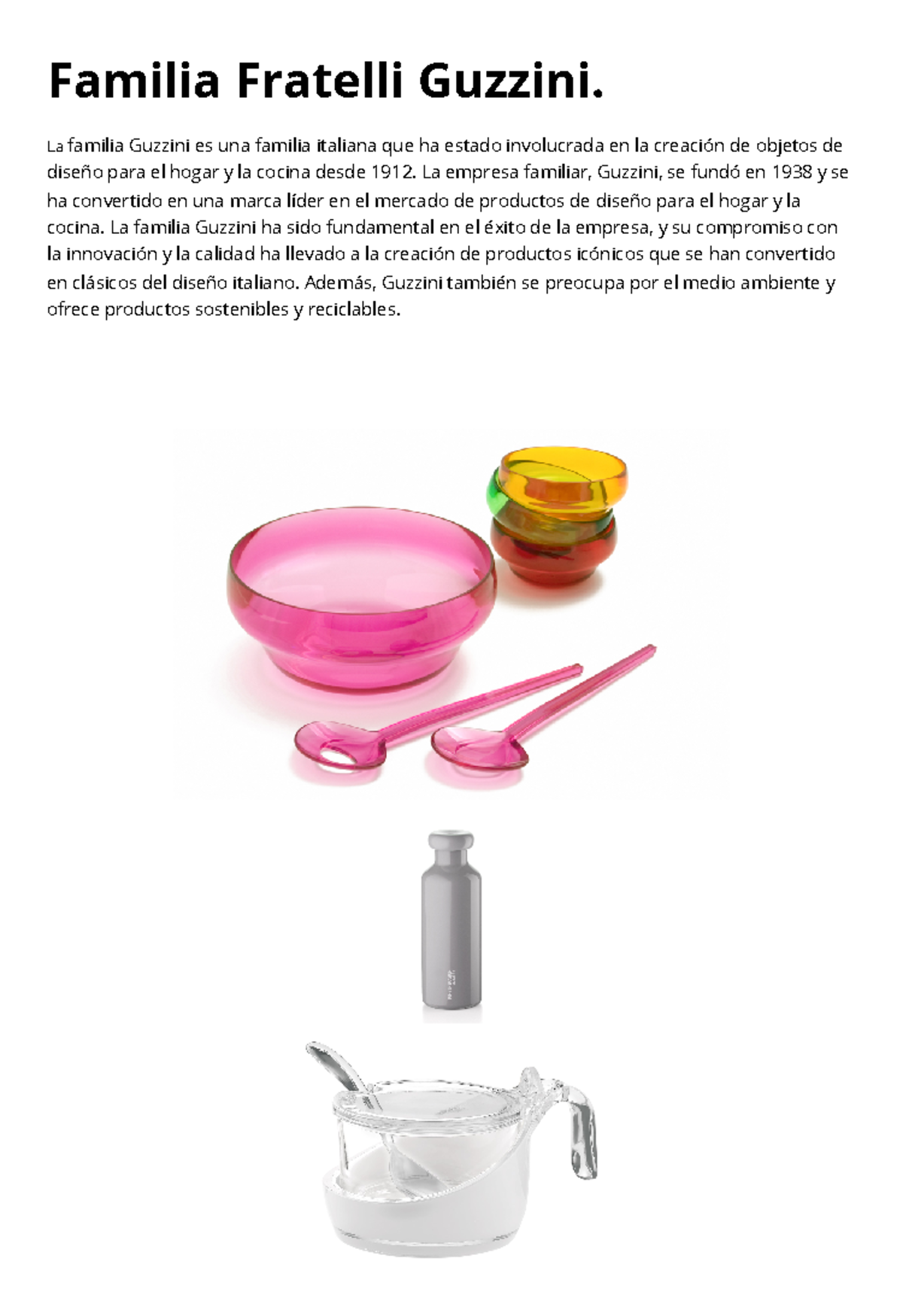 Familia Fratelli Guzzini. Jimena Morales - Familia Fratelli Guzzini. La ...