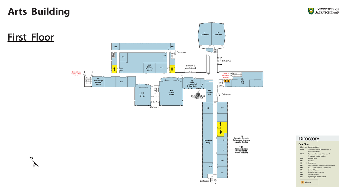 Arts - Assignment - N e Elevator Directory First Floor ####### 100 ...