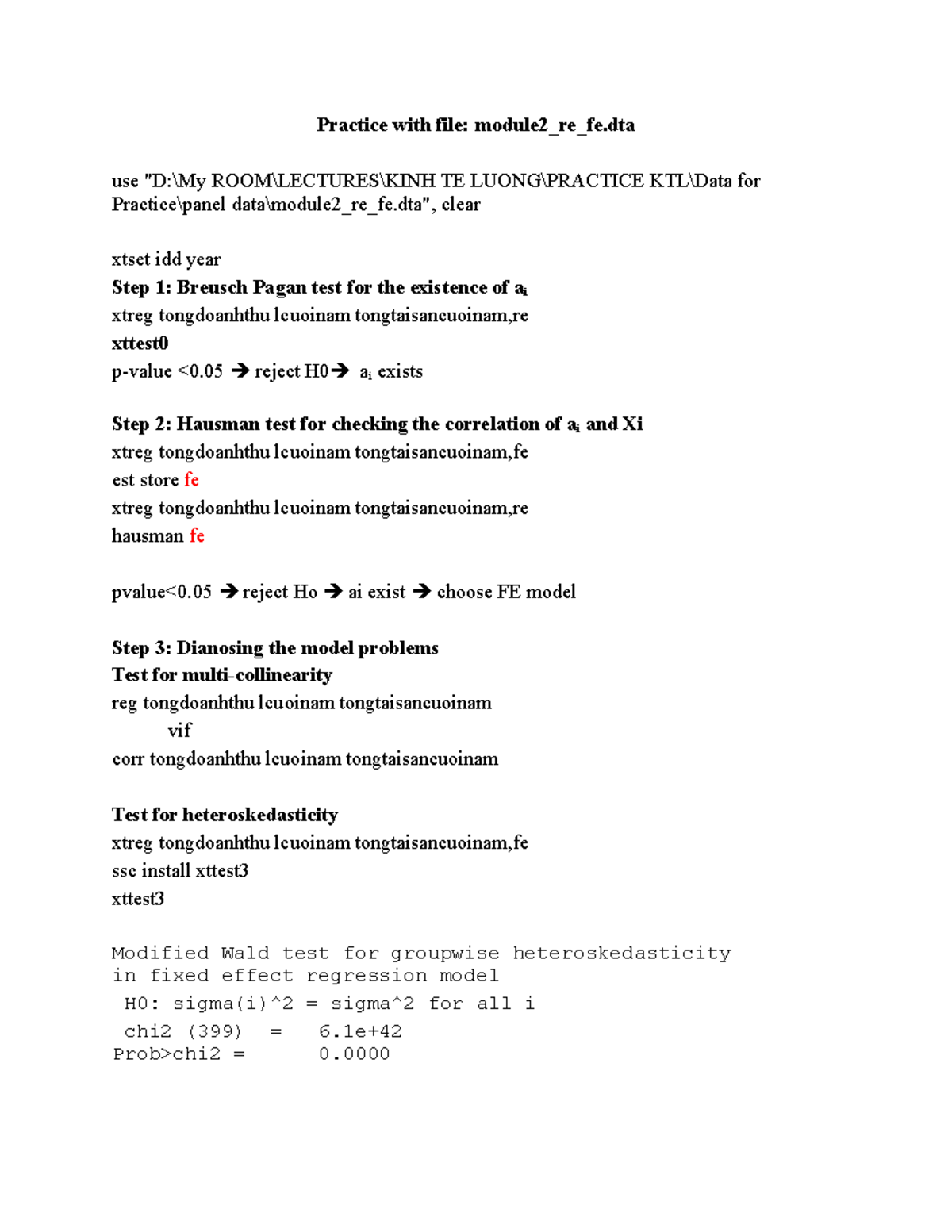 Panel data practice sent to students - Practice with file: module2_re ...