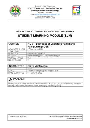 PPG- Module-1 - POLITICS - Philippine Politics and Governance Quarter 1 ...