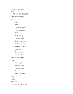 kinesiology and anatomy - Chapter 15 Neck and Trunk BONES AND LANDMARKS ...