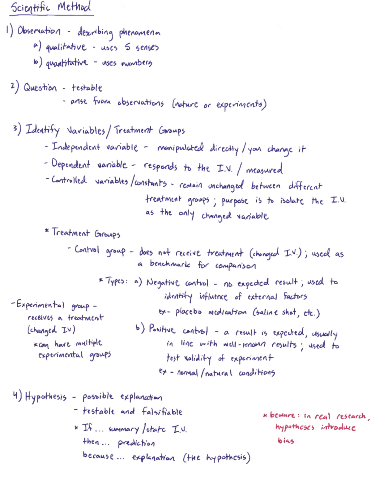 8 Scientific Method Notes - Studocu