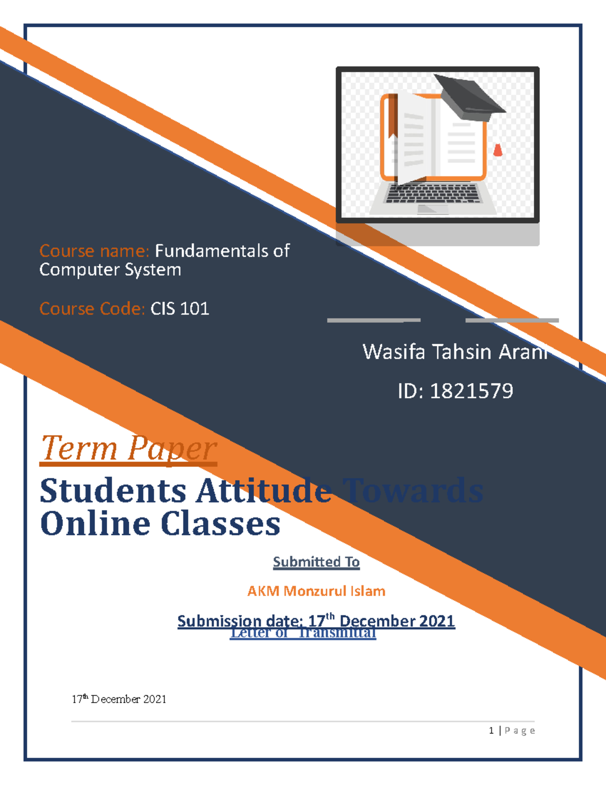 1821579 CIS-101 Section-14 - Letter of Transmittal 17 th December 2021 ...