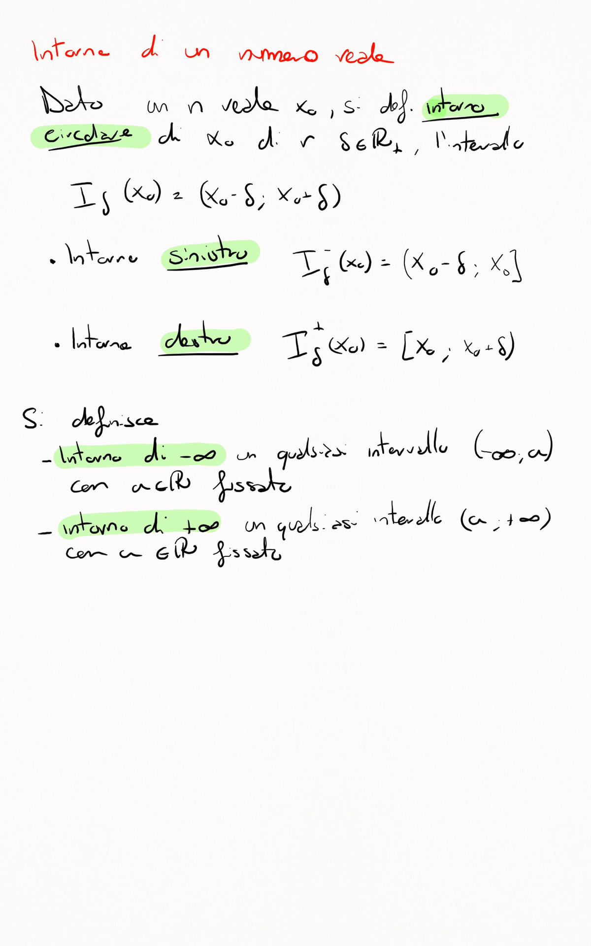 Teoria Matematica - Metodi matematici I - Studocu