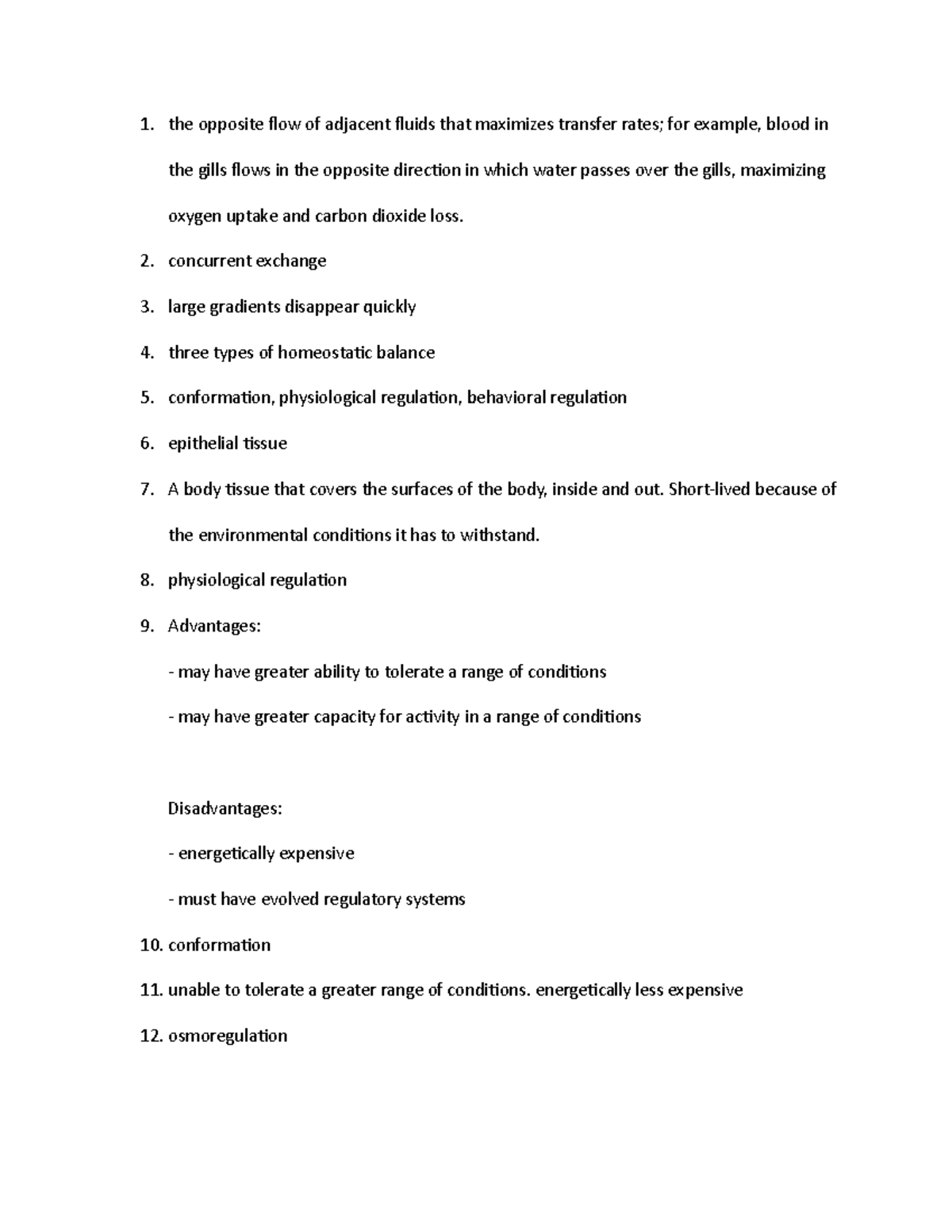 Busmgt 335 27 - notes - the opposite flow of adjacent fluids that ...