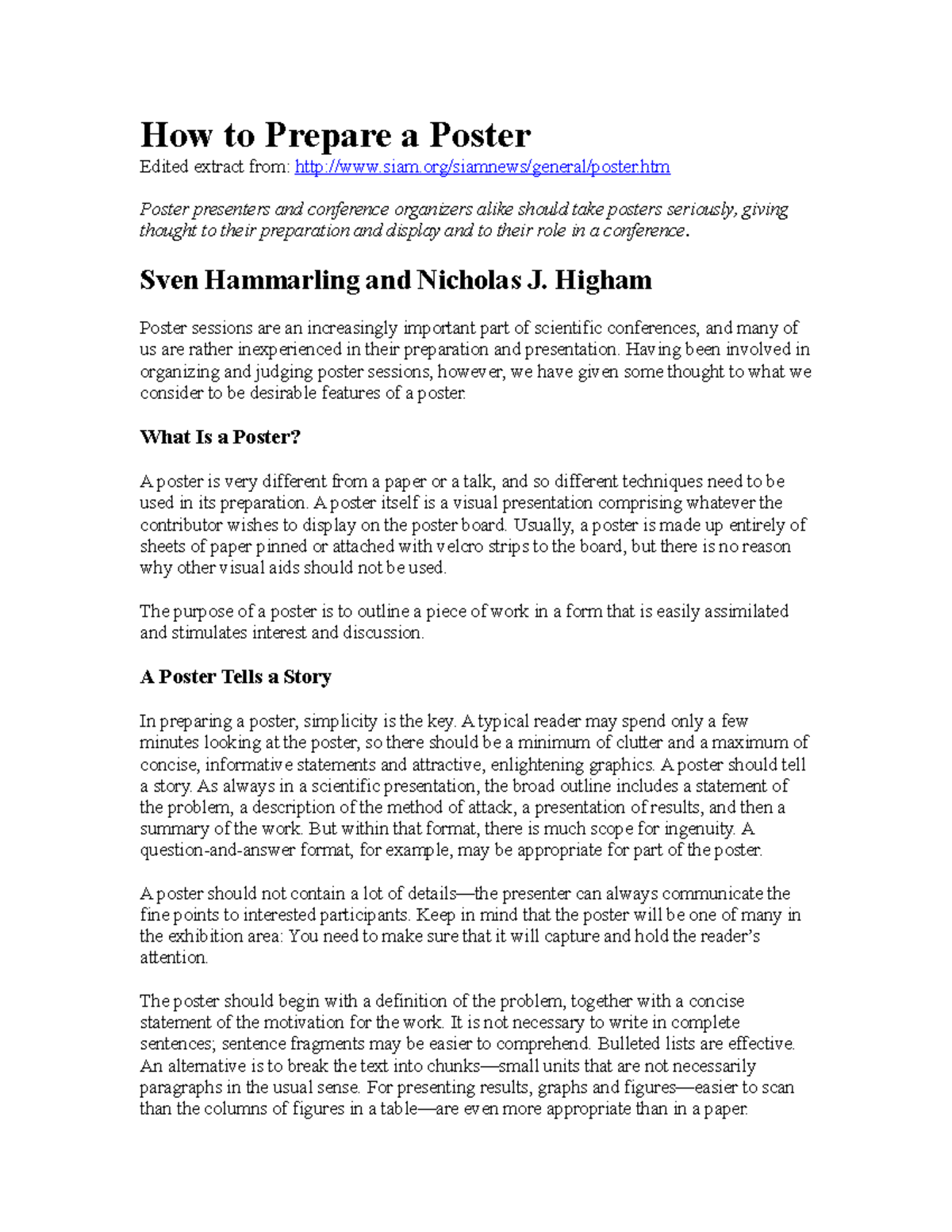 Poster-how-to - science-extension-year-12-sample-assessment-task-poster ...