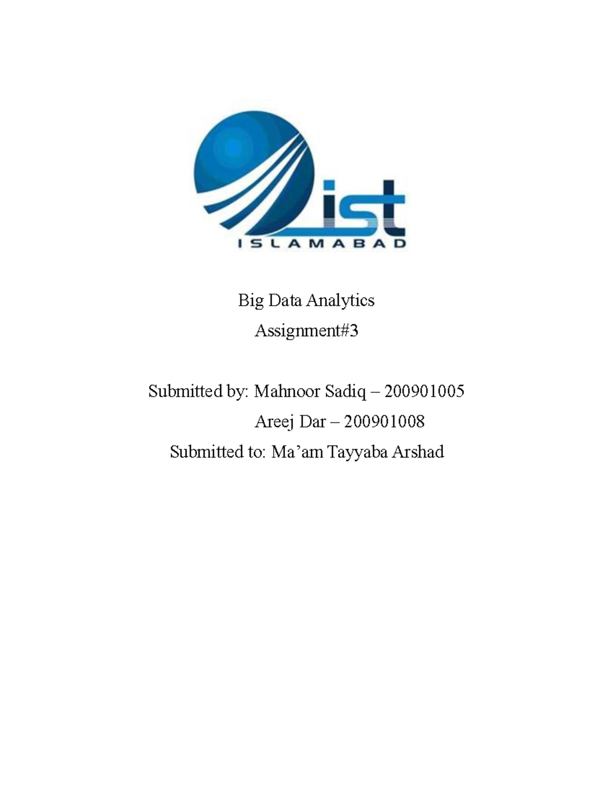 Big Data Analytics Notes On Prediction Notes In A Pdf Format Big Data Analytics Assignment