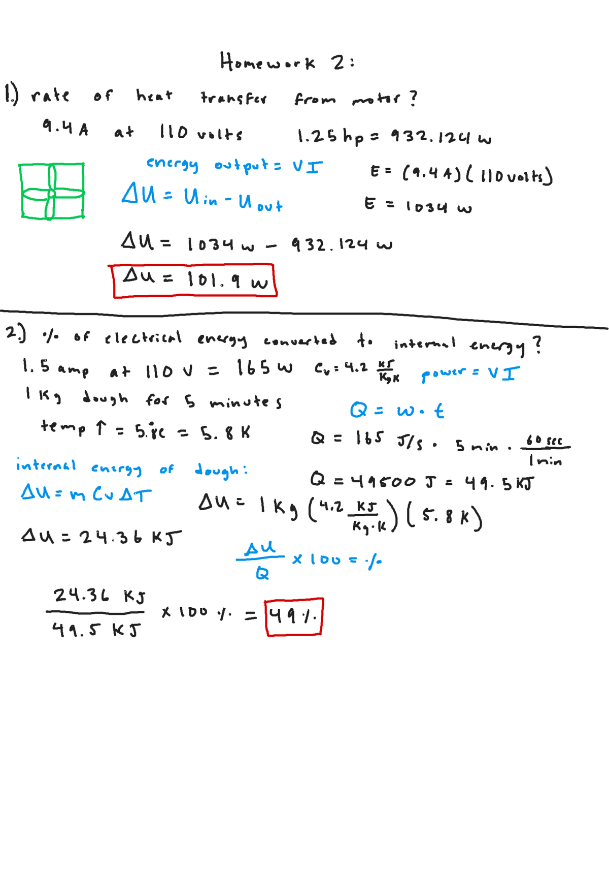 Thermodynamics Problems Notes 2 - CHEM 2070 - Studocu