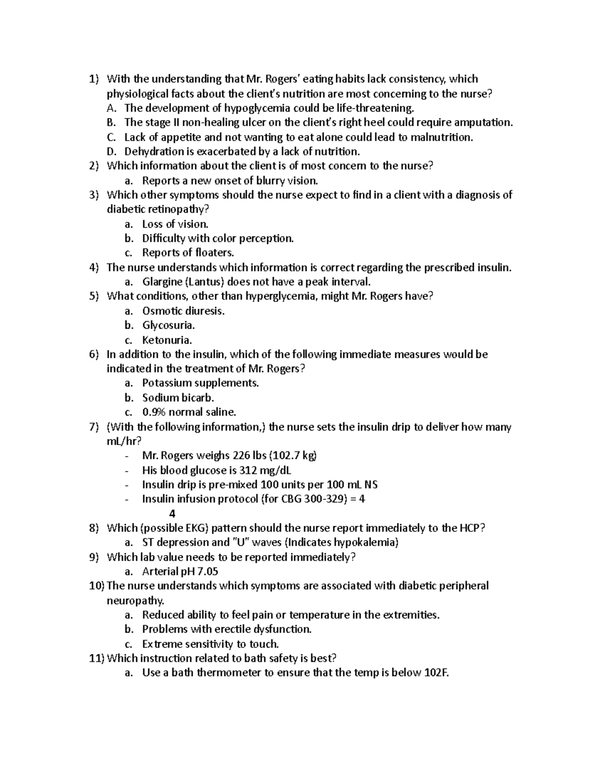 Age-related hesi - Hesi Remediation Case Study - With the understanding ...