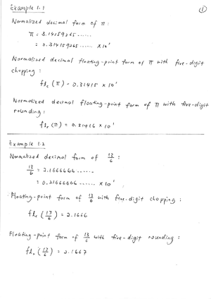 Tutorial 1 - numerical method (Euler's Formula) - Tutorial 1 Q1. For ...