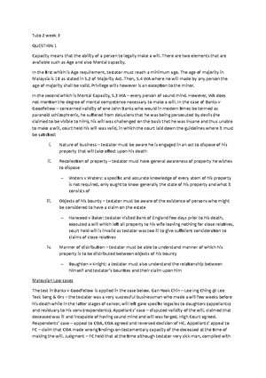 Tutorial 10 (Week 12) - Please use it as reference. Thank you - Law of ...
