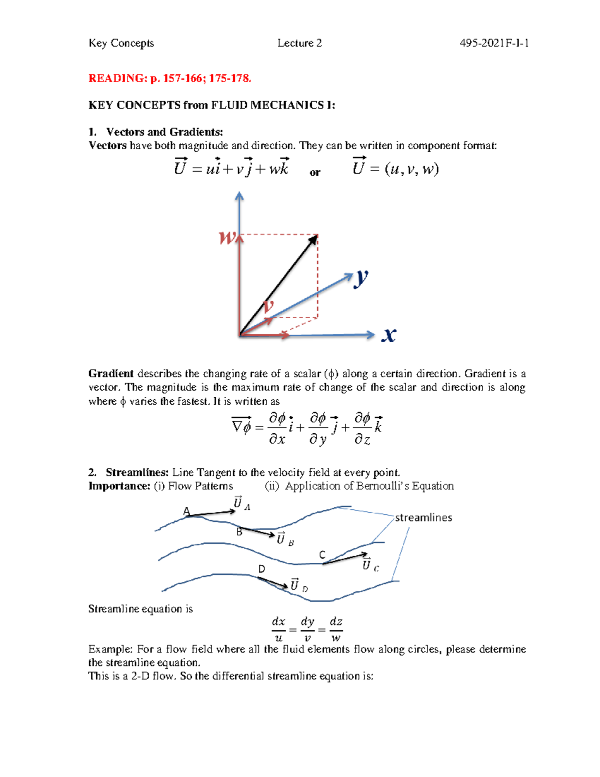 Lecture 2 Key concepts - READING: p. 157-166; 175-178. KEY CONCEPTS ...