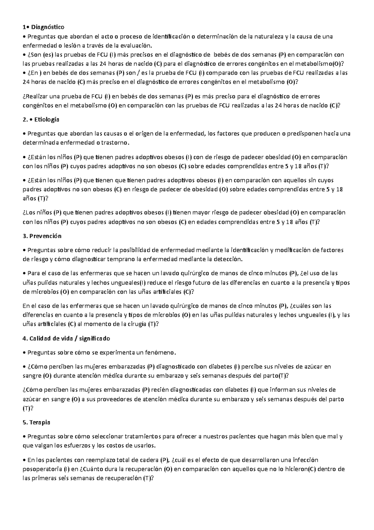 S13.s1 formato PICO preguntas pico paso a paso - 1• Diagnóstico ...
