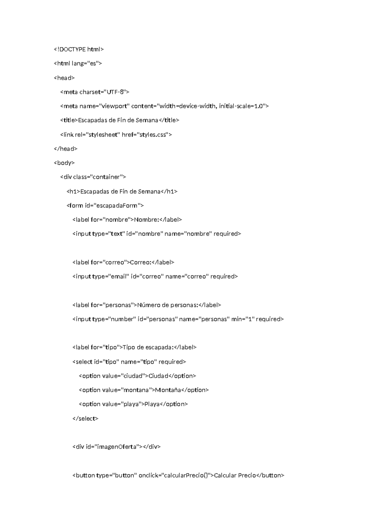 Trabajo de programacion - - Studocu