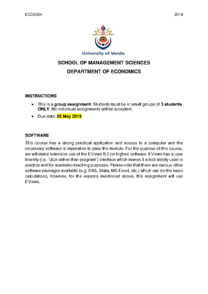 Simultaneous equation model notes - Simultaneous equation model (SEM ...