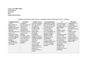 QHT1-Task 4 - Task 4-Passed - Task 4: Four Types of Barriers to ...