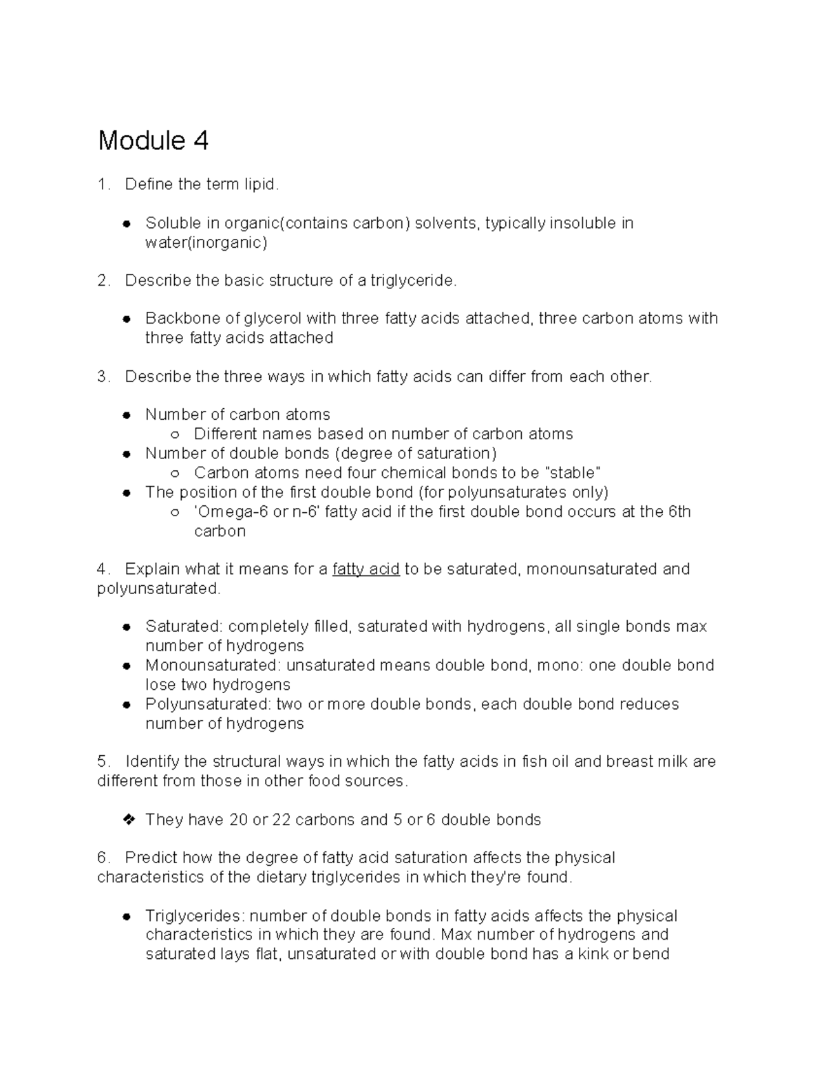 NTR 301 - NTR 301 Intro to Human Nutrition - Natalie Cooke - Module 4 ...