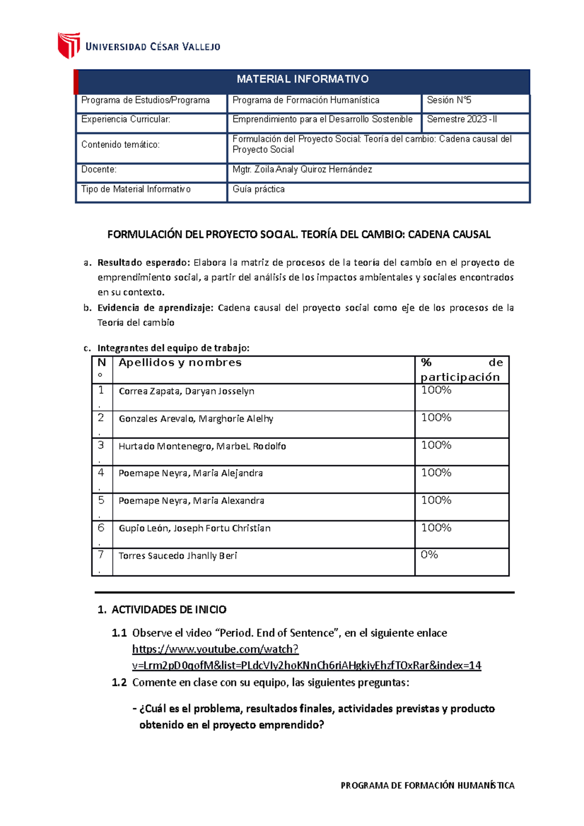 Guía práctica N° 05-4 - Hdjh - MATERIAL INFORMATIVO Programa de ...