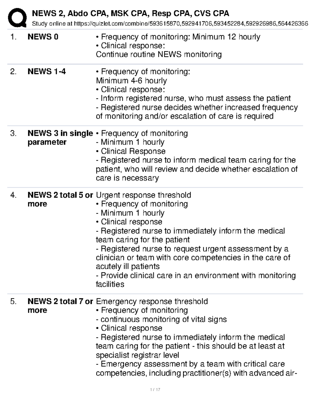Year 2 CPA - Practice questions in the style of flash cards on all ...