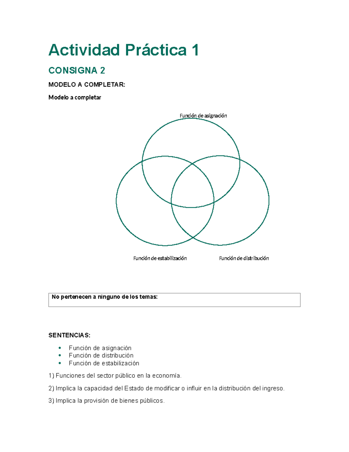 AP1 - Consigna finanz 2 - Actividad Práctica 1 CONSIGNA 2 MODELO A COMPLETAR: Modelo a completar ...