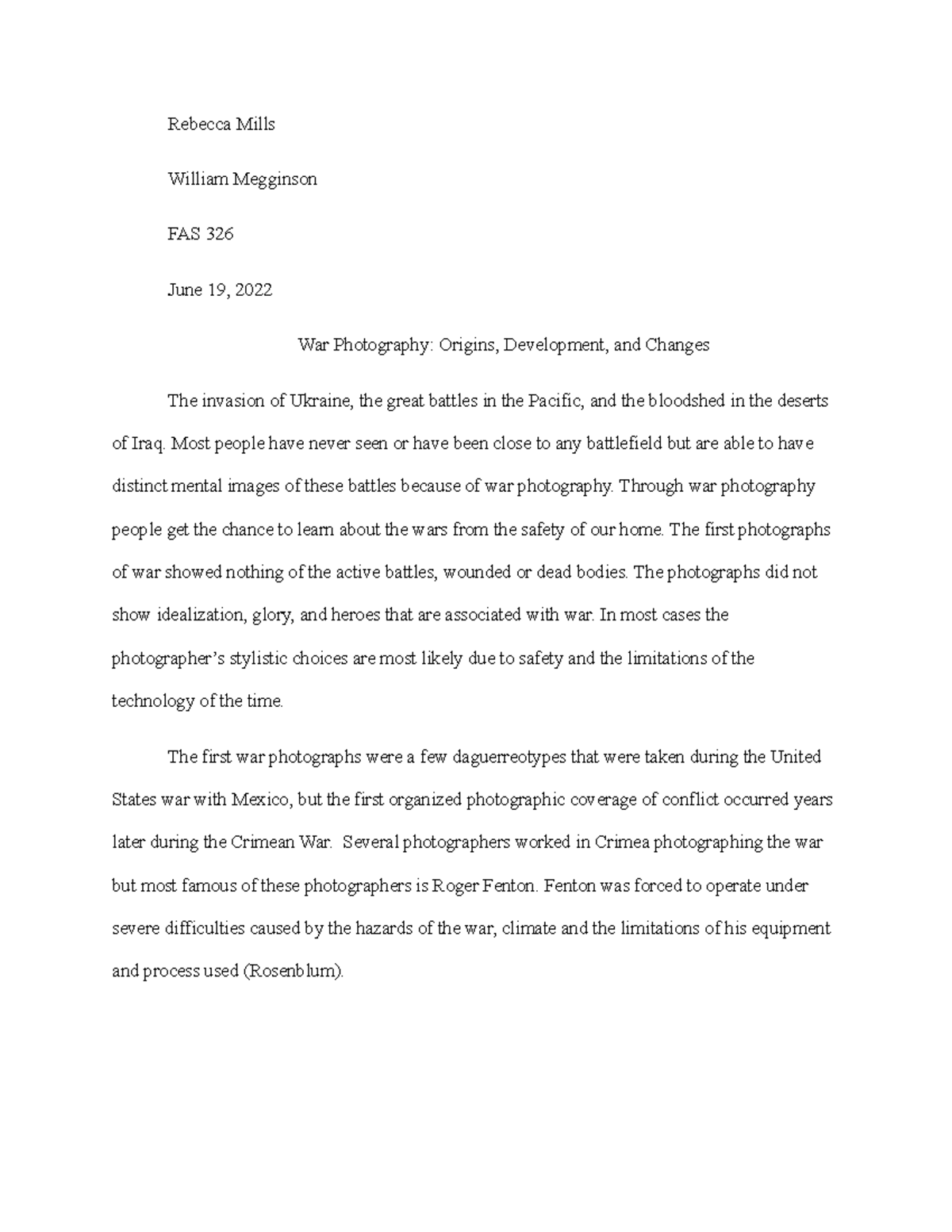 7-2 Final Project Submission Exhibit Prospectus - Rebecca Mills William ...