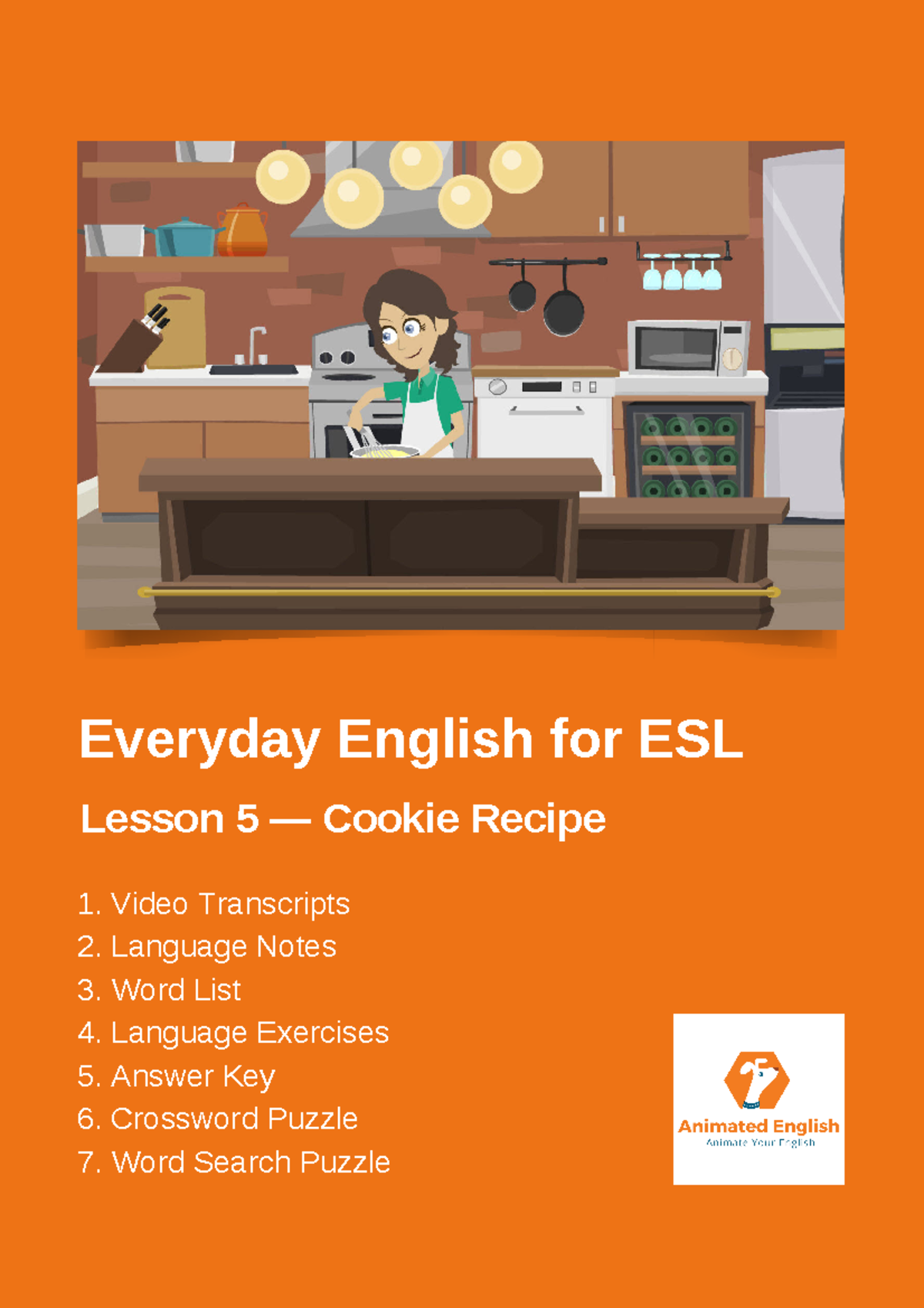 Lesson five cookie recipe lección sobre la receta de galletas ...