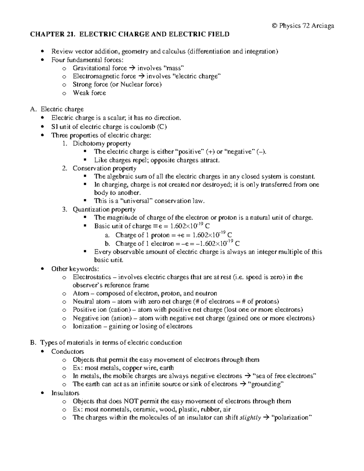 Electric Field Review at Alexis Whitaker blog