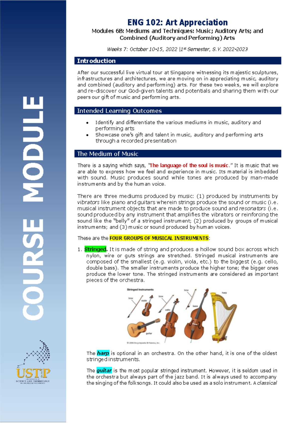 Auditory and performing - 2022- Introduction After our successful live ...