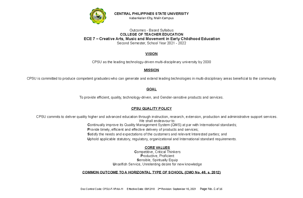 Done ECE 7 Syllabus-under-CQA-Format 2nd Sem SY 2021-2022 - Kabankalan ...