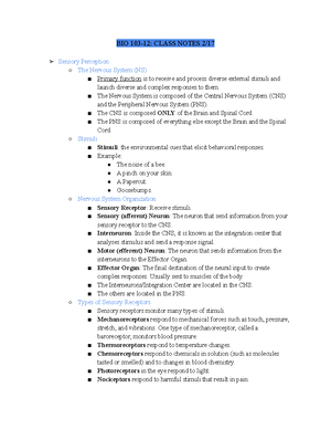 BIO 103 - Osmosis - BIO 103-12: CLASS NOTES 2/ Osmosis Osmosis is the ...
