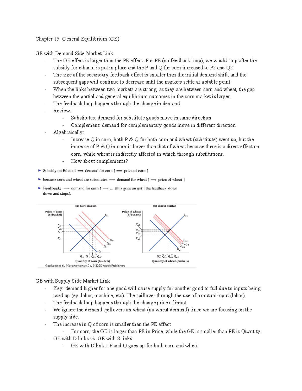 Eco200 Chapter 15 General Equilibrium - Google Docs - Chapter 15 ...