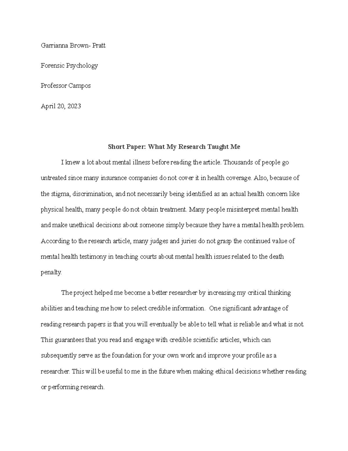 8-4 Final Project - Reflect on what the research paper taught you ...