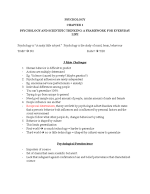 Chapter 6 Psychology - Chapter 6 Psychology LEANING Learning Change in ...