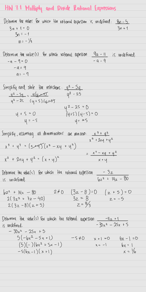 Section 4.1 Solving System of Equations - MAT1033 - Studocu