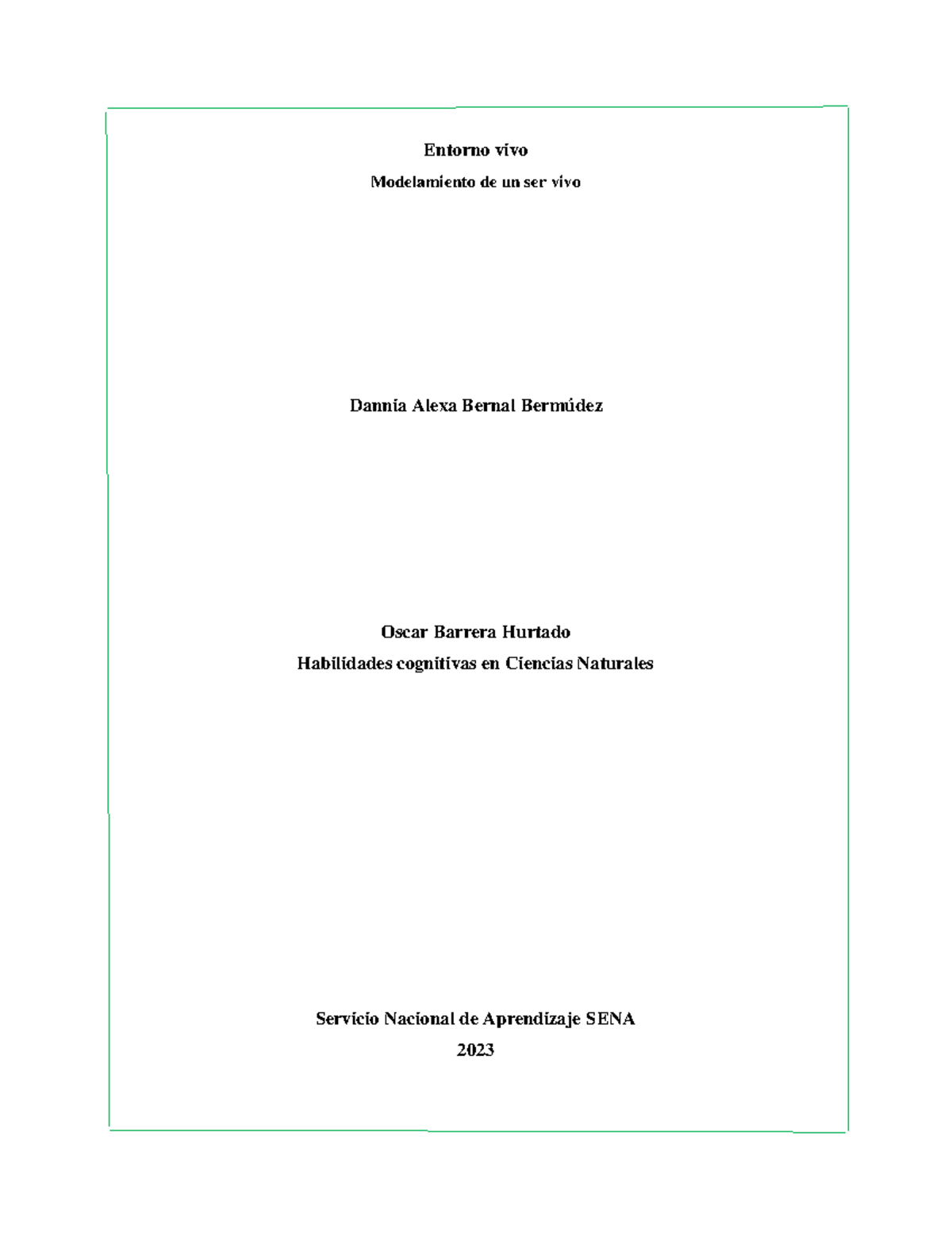 Modelamiento de un ser vivo (Delfín) - Entorno vivo Modelamiento de un ...