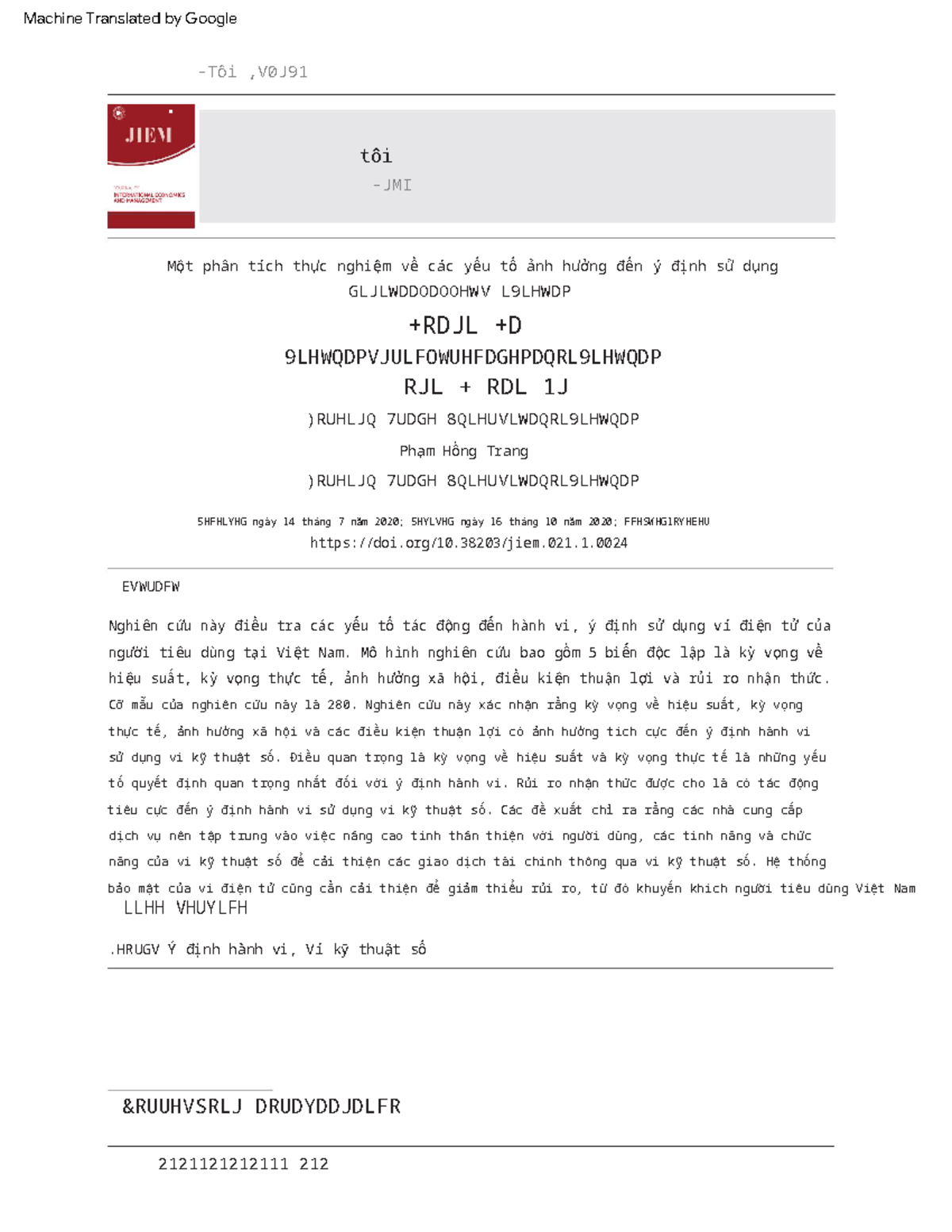 23-Article Text-35-1-10-20211227 - +RDJL +D EVWUDFW )RUHLJQ 7UDGH 8QLHUVLWDQRL9LHWQDP tôi Nghiên ...