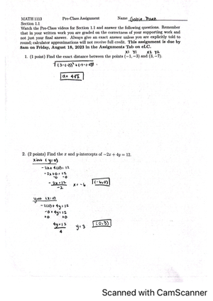 1.6 day 1 Preclass - Precalc Notes - MATH 000 - Studocu