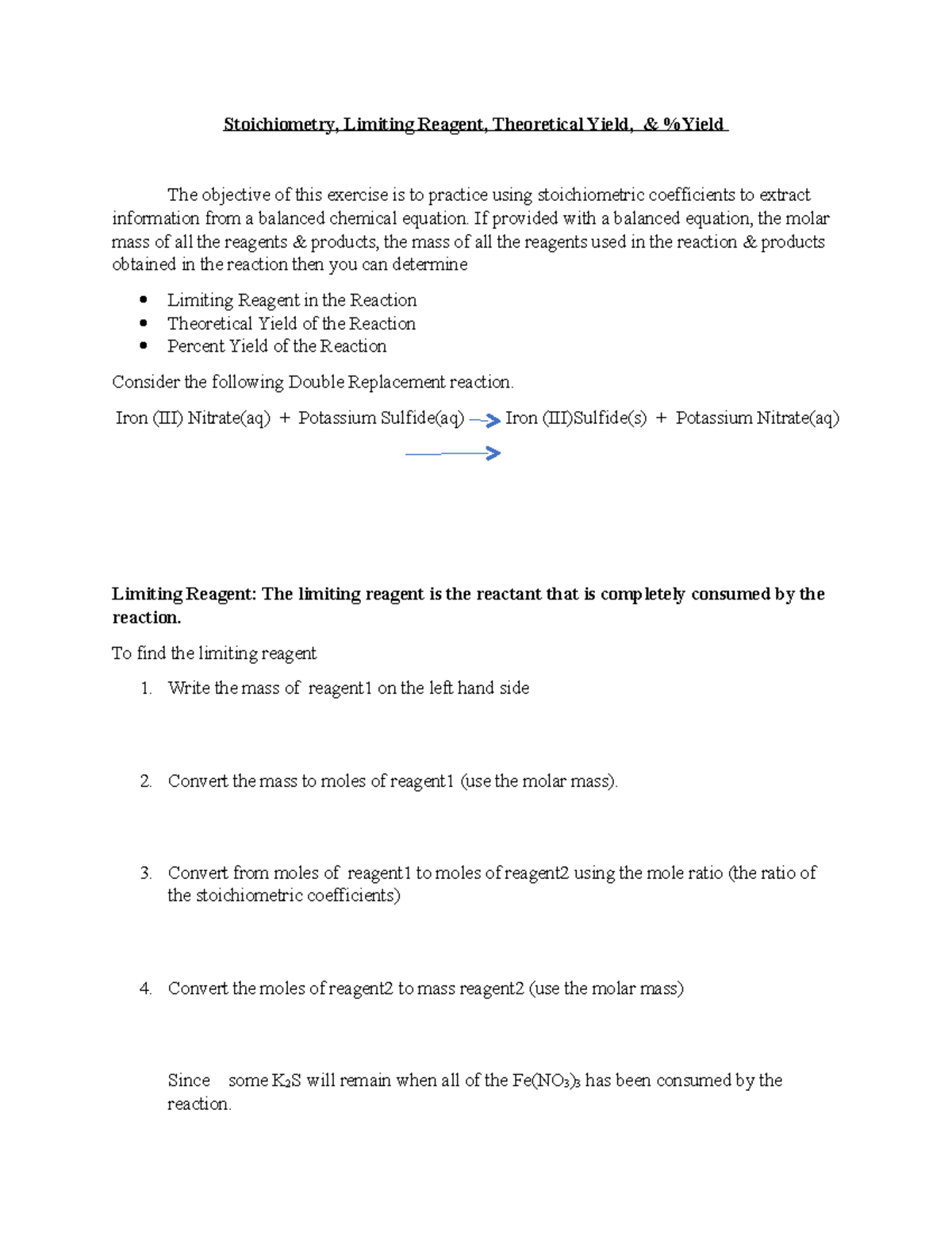 Limiting+Reagent - limiting reagent - Stoichiometry, Limiting Reagent ...