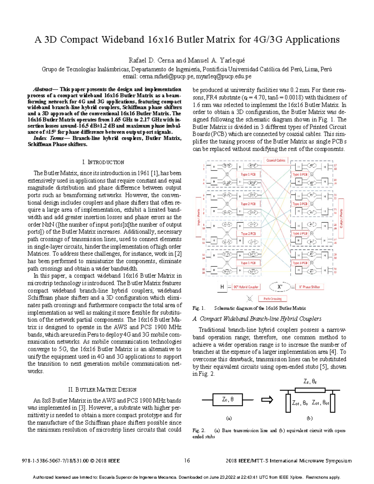 A 3D Compact Wideband 1616 Butler Matrix for 4G 3G Applications rev ...