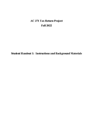 371 1.1 notes - AC 371 Intro to Taxation: Ch. 1.1 - (Shane Stinson ...