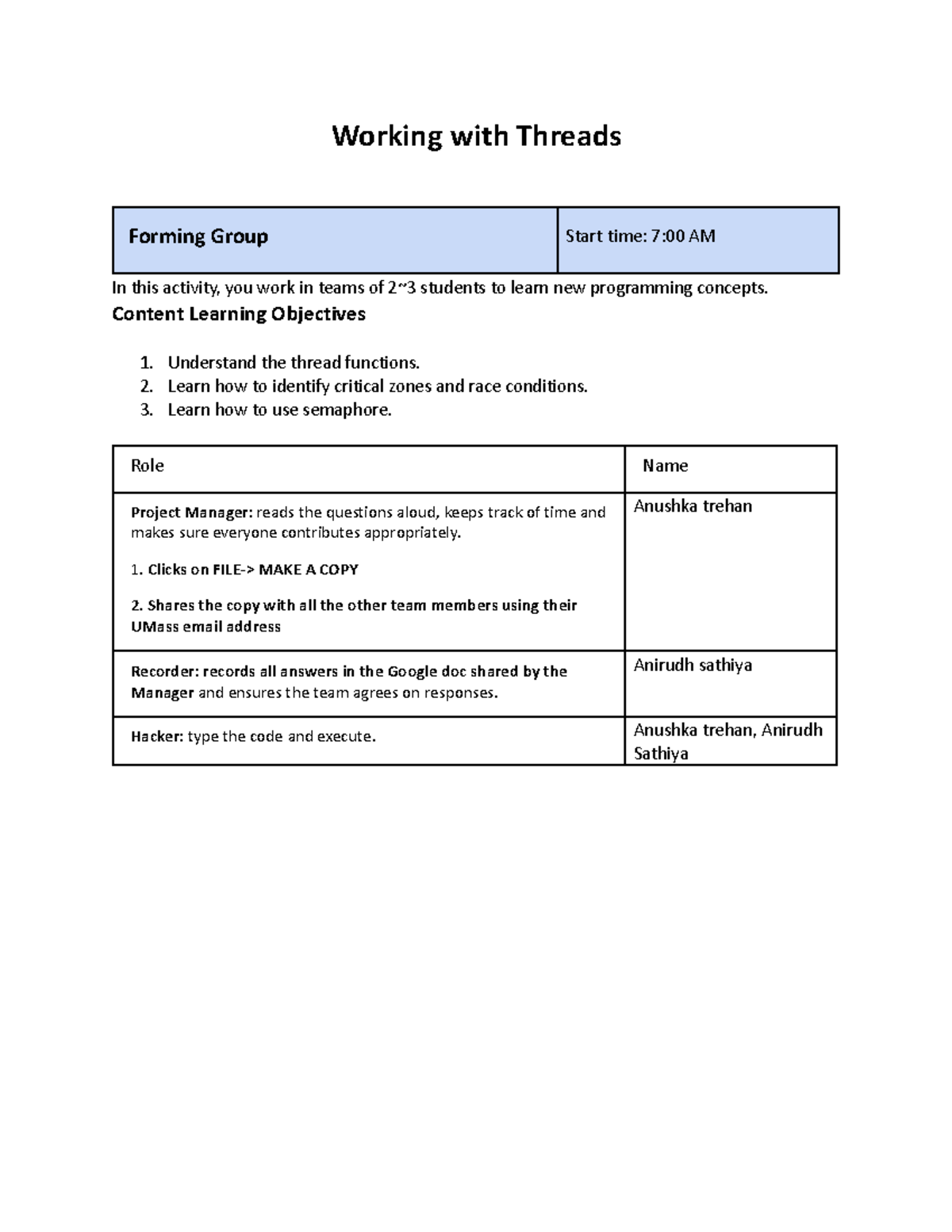 Copy of Topic 09-Threads 2 - Working with Threads Forming Group Start ...