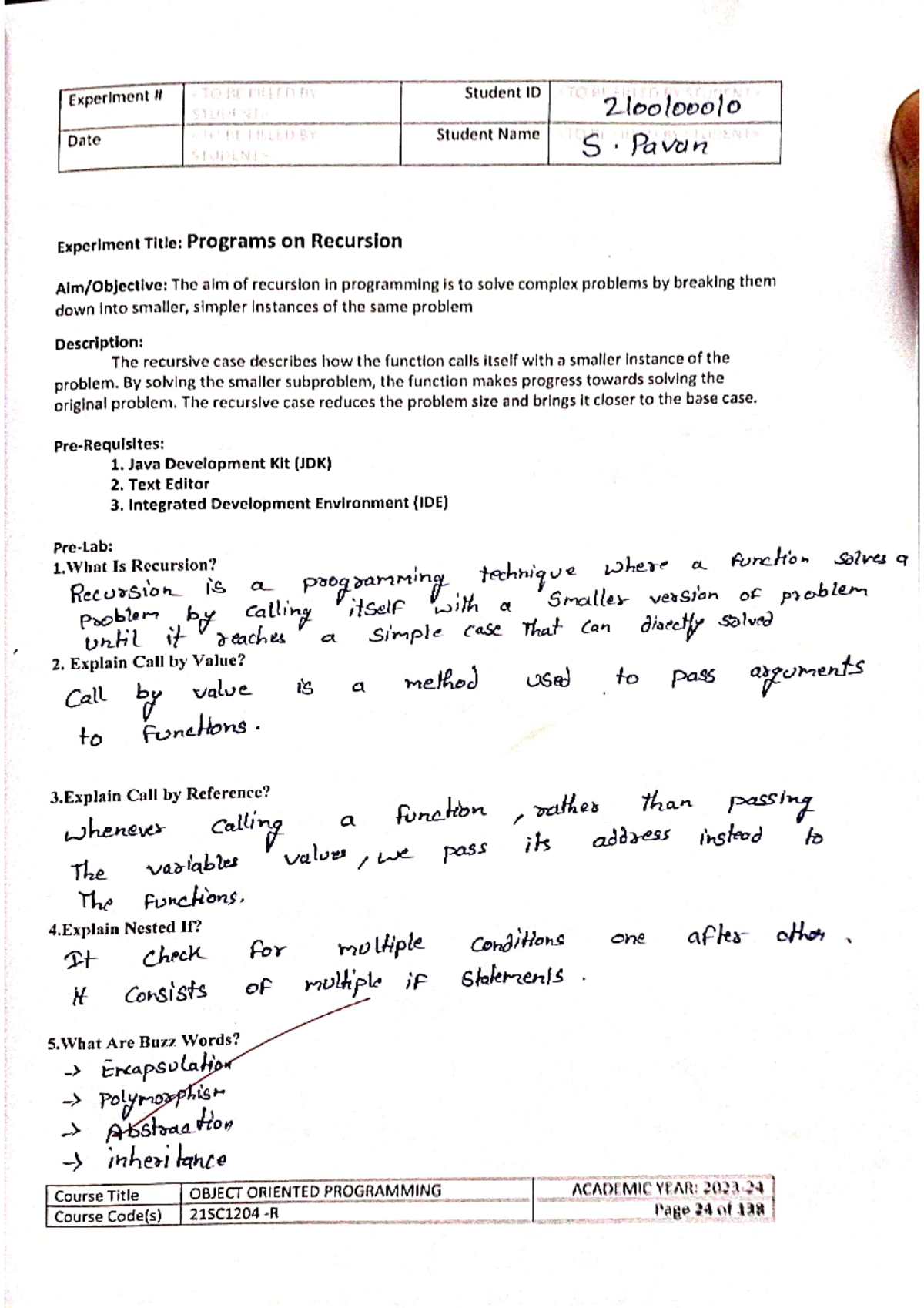 Week 3 - Java programming - Studocu