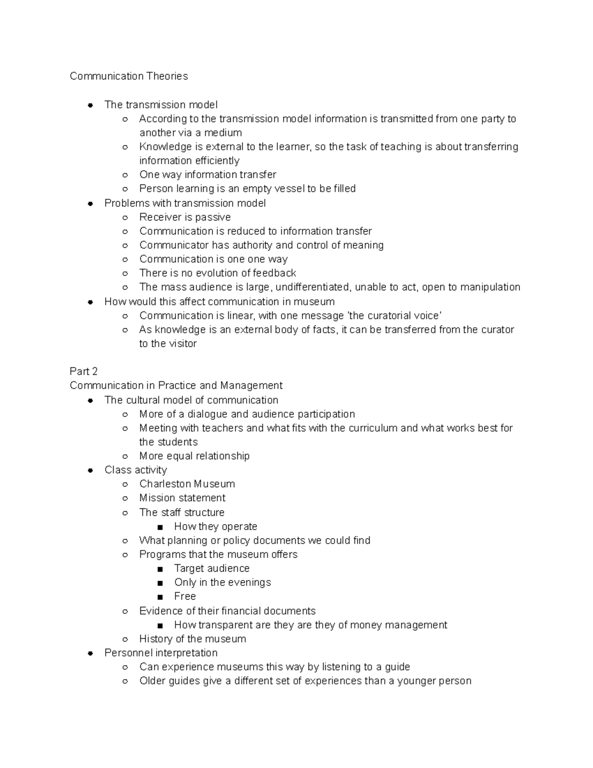 Communication Theories - Studocu