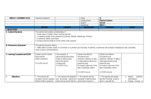 COT 2 Detailed 2023-2024 - Republic of the Philippines Department of ...