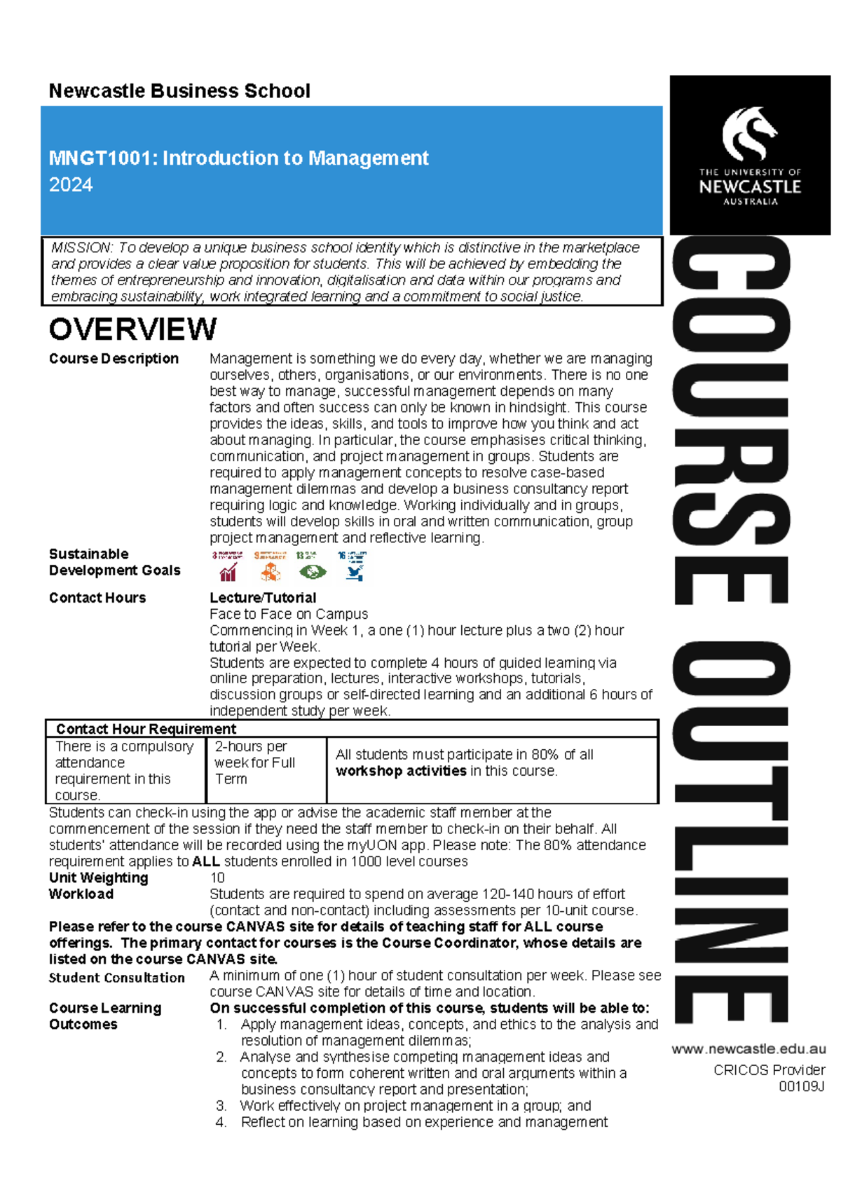 MNGT1001 2024 S2 Management - Newcastle Business School MNGT1001 ...