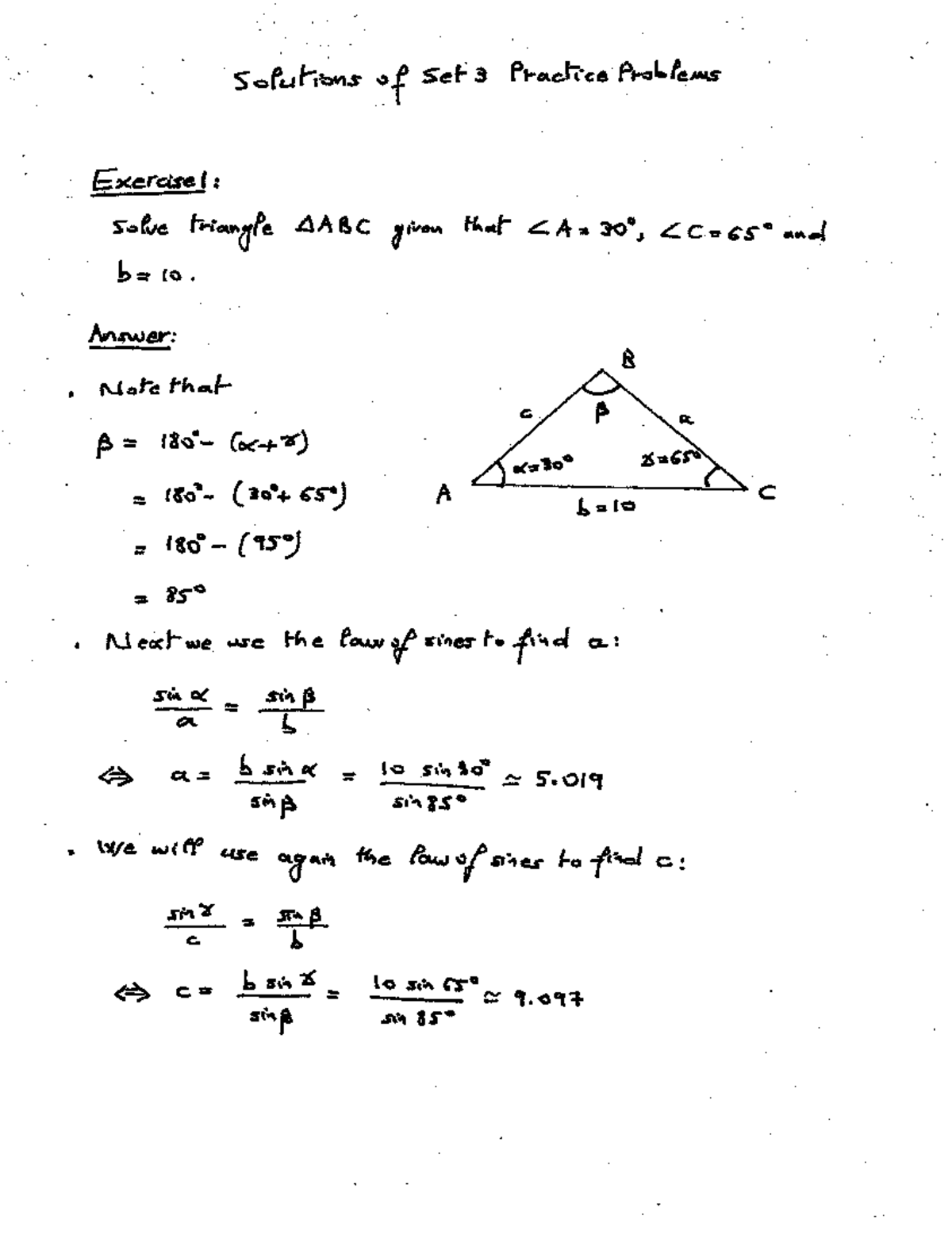 Solutions Set 3 Practice Problems Math 3+3C - MATH 3 - Studocu